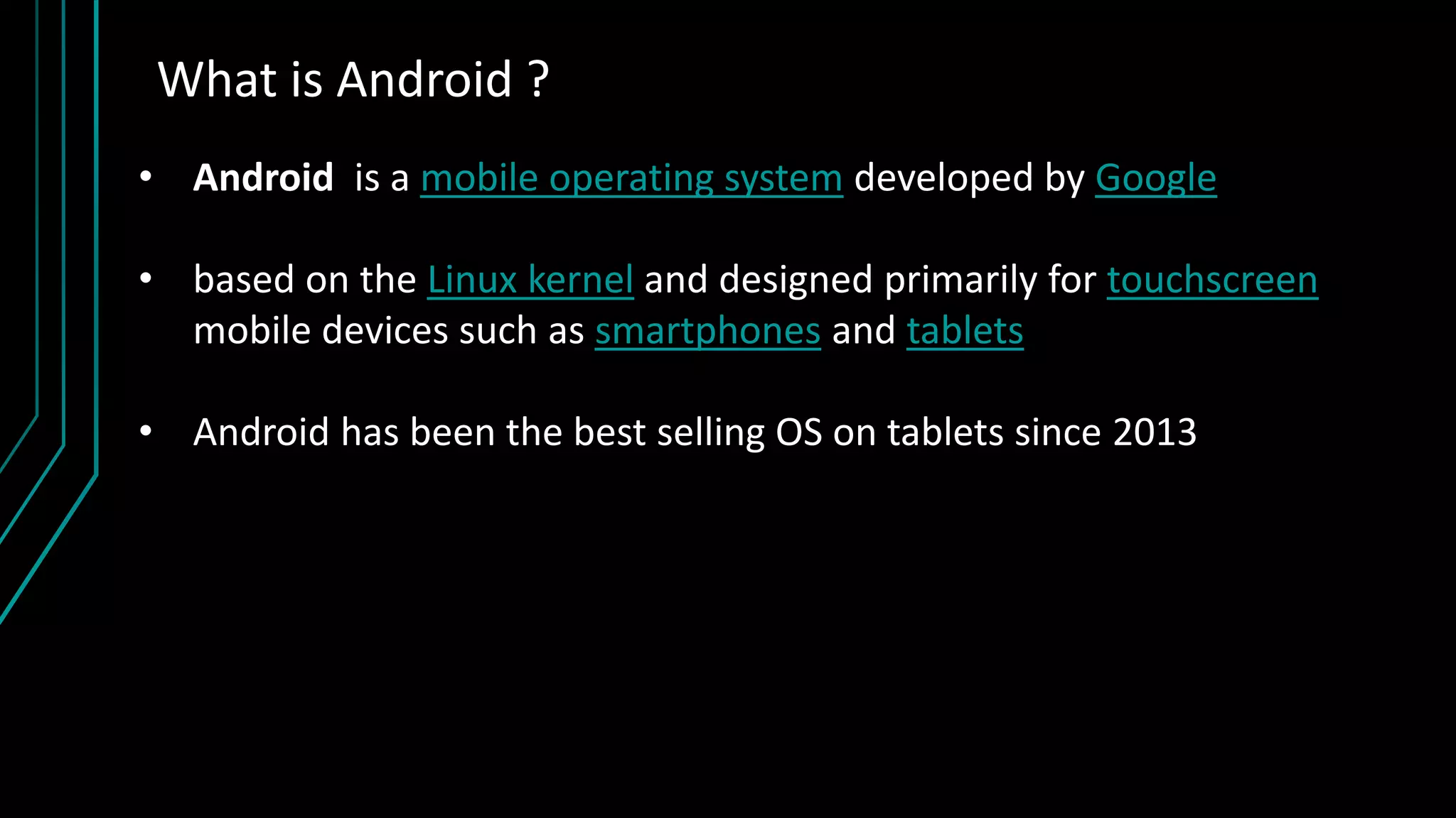 Android history, linux, versions | PPT