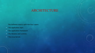 Android (Types, Feature,Application etc..) | PPTX