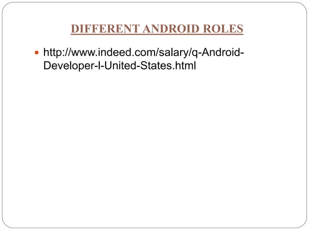 Android Development | PPT