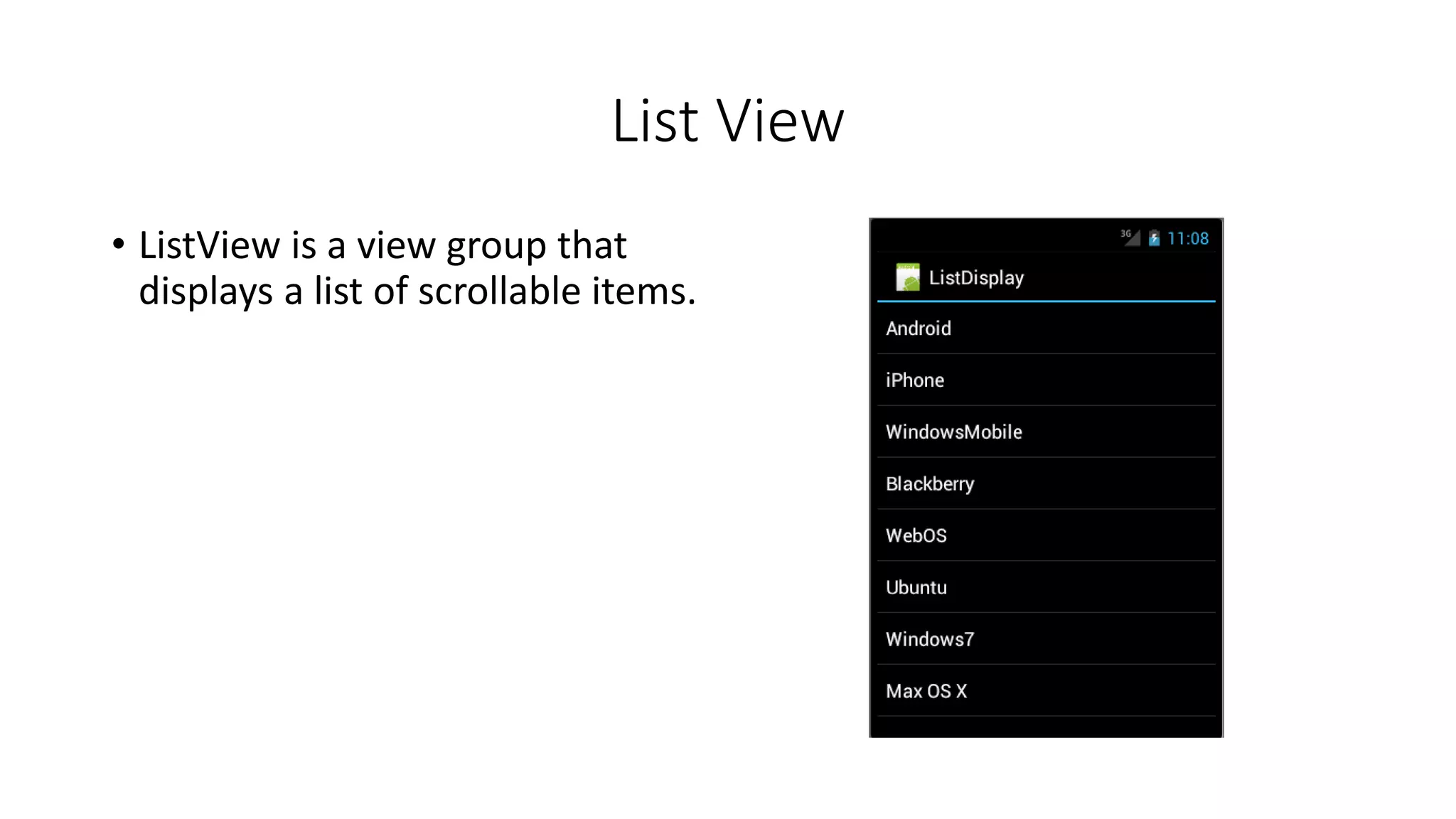 Android User Interface | PPTX