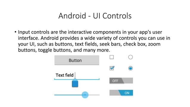 Android User Interface | PPTX