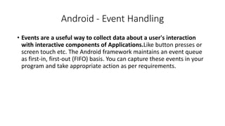 Android User Interface | PPTX