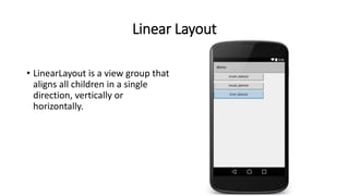 Android User Interface | PPTX