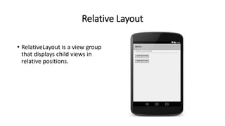 Android User Interface | PPTX