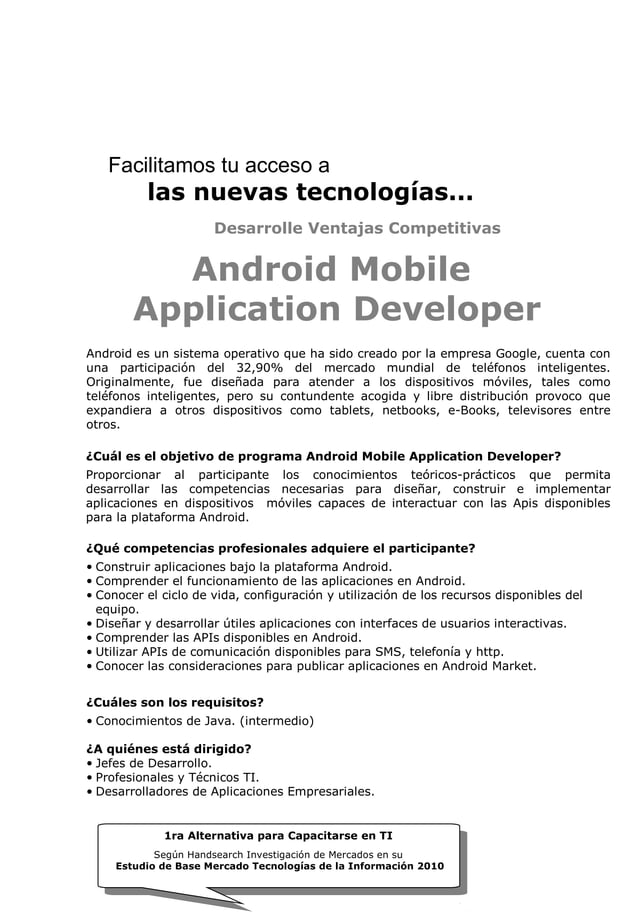 Android Mobile Application Developer 2 Pdf