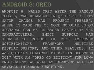 Introduction and Evolution of Android | PPTX | Operating Systems | Computer Software and ...
