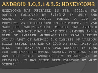 Introduction and Evolution of Android | PPTX | Operating Systems ...