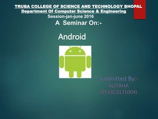 Android ppt | PPTX