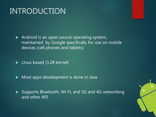 Android ppt | PPT