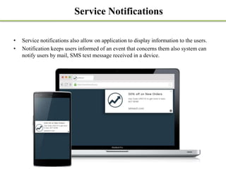Android services & lifecycle: How to implement it in the android application | PPT