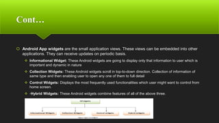 Android application-component | PPTX