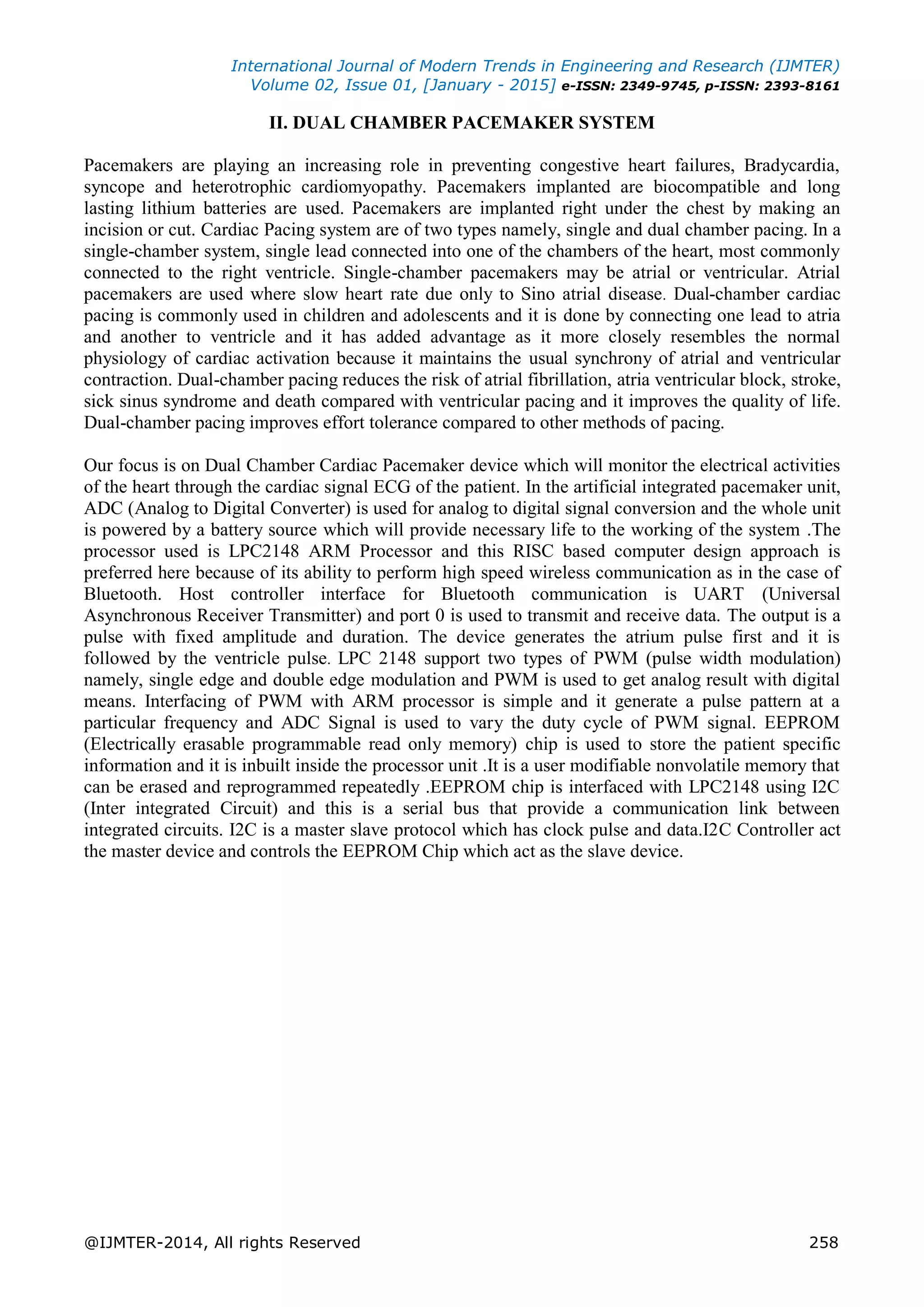 Android based Fail Safe Dual Chamber Cardiac Integrated Pacemaker ...