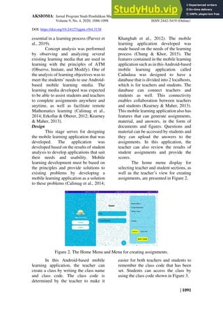 Android-Based Mobile Learning Application As A Learning Exercise For Students | PDF