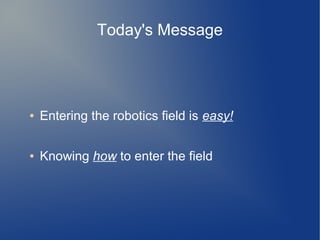 Android Based Robots | ODP | Operating Systems | Computer Software and Applications