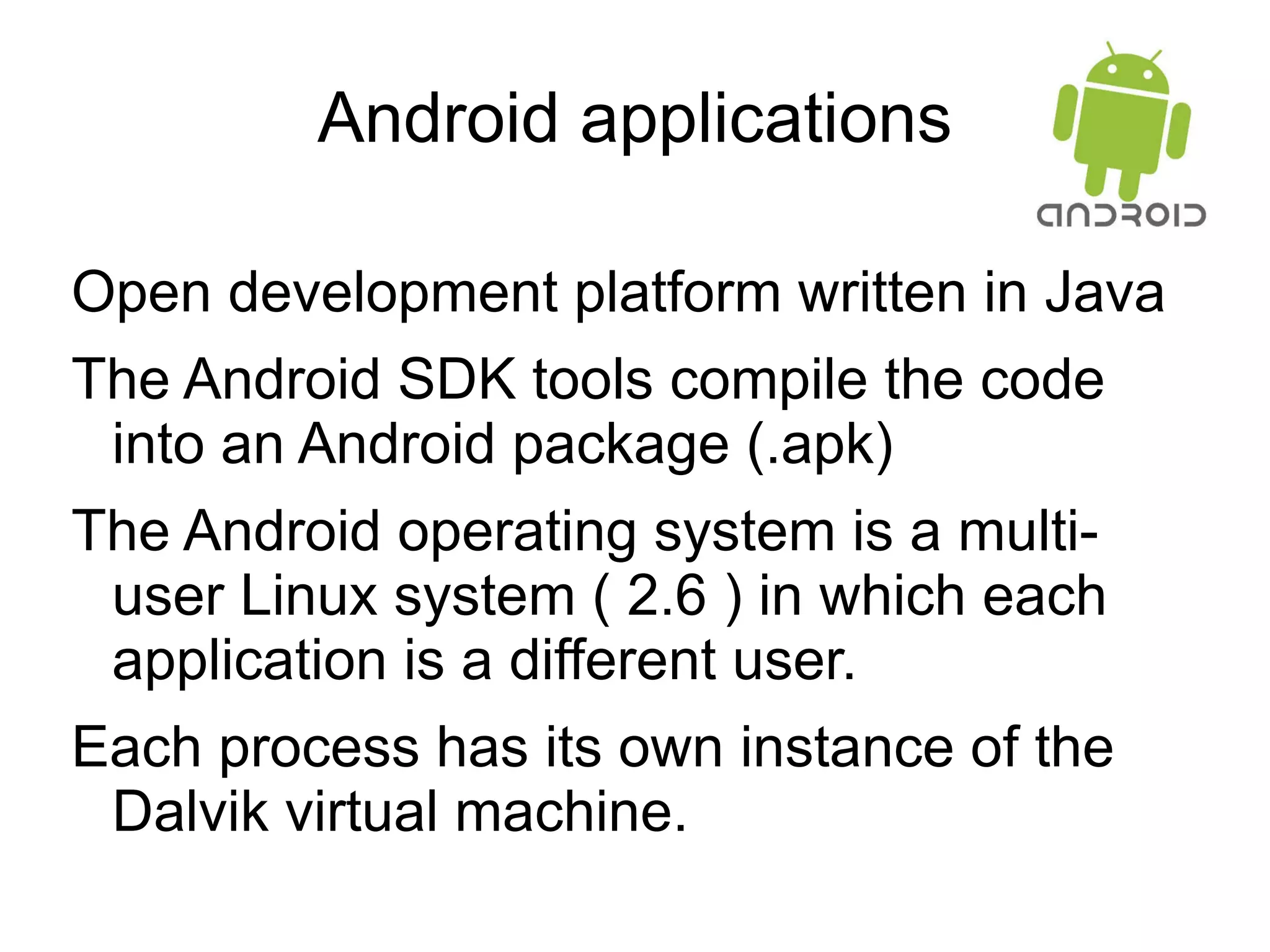 Android basics | PPT