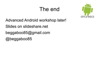Android basics | ODP