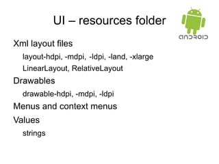 Android basics | PPT