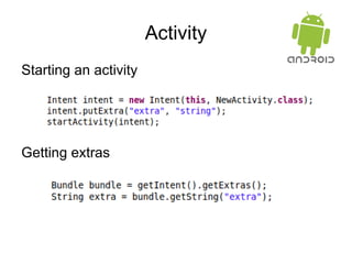 Android basics | ODP