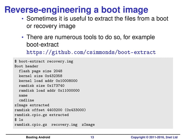 Booting Android: bootloaders, fastboot and boot images | PDF