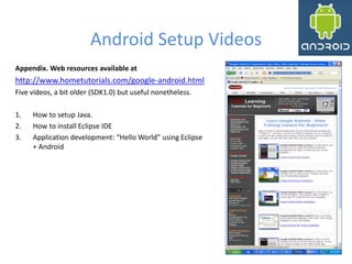 Android chapter02-setup1-sdk | PPT