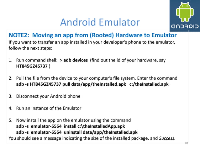 Android chapter02-setup2-emulator | PDF | Operating Systems | Computer Software and Applications