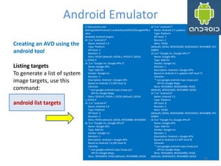 Android chapter02-setup2-emulator | PPT