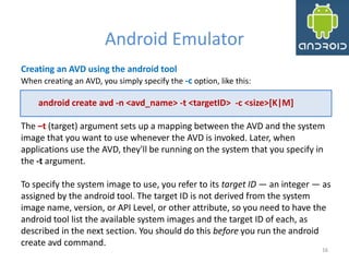 Android chapter02-setup2-emulator | PPT