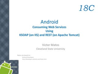 Android chapter18 c-internet-web-services | PPT