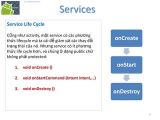 Android chapter22-services | PPT