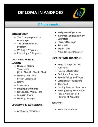 Android classes-in-pune-syllabus | PDF