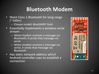 Android controlled robot | PPTX