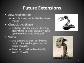 Android controlled robot | PPTX