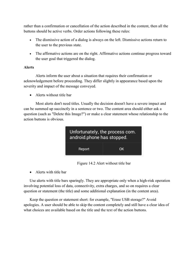 Android Dialogs In Android Chapter14 Pdf