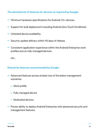 Android Enterprise | PDF