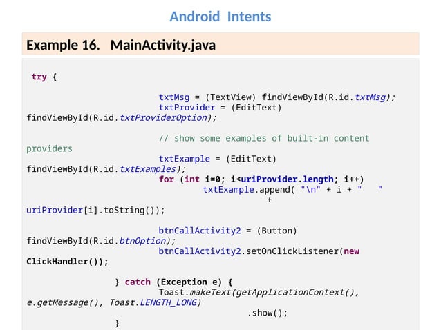 learn about Android Extended Intents.pptx