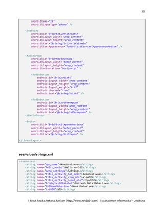Simple tutorial : Android get and post data | PDF
