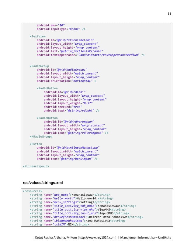 Simple tutorial : Android get and post data | PDF