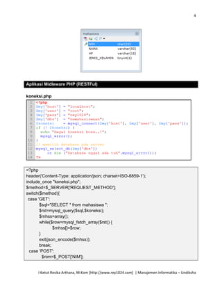 Simple tutorial : Android get and post data | PDF