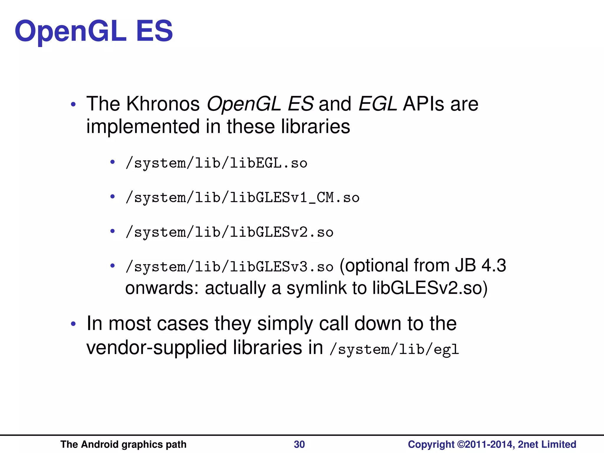 The Android graphics path, in depth | PPT