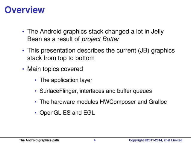 The Android graphics path, in depth | PPT