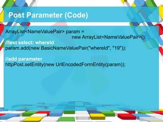 Android HttpClient - new slide! | PDF
