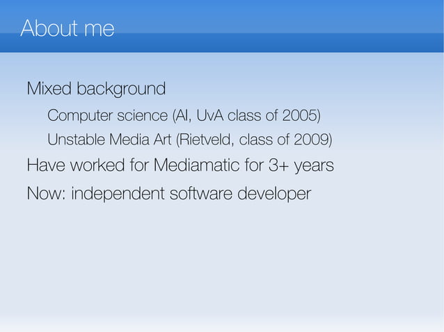 Physical Computing with Android and IOIO | PPT