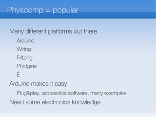Physical Computing with Android and IOIO | PPT