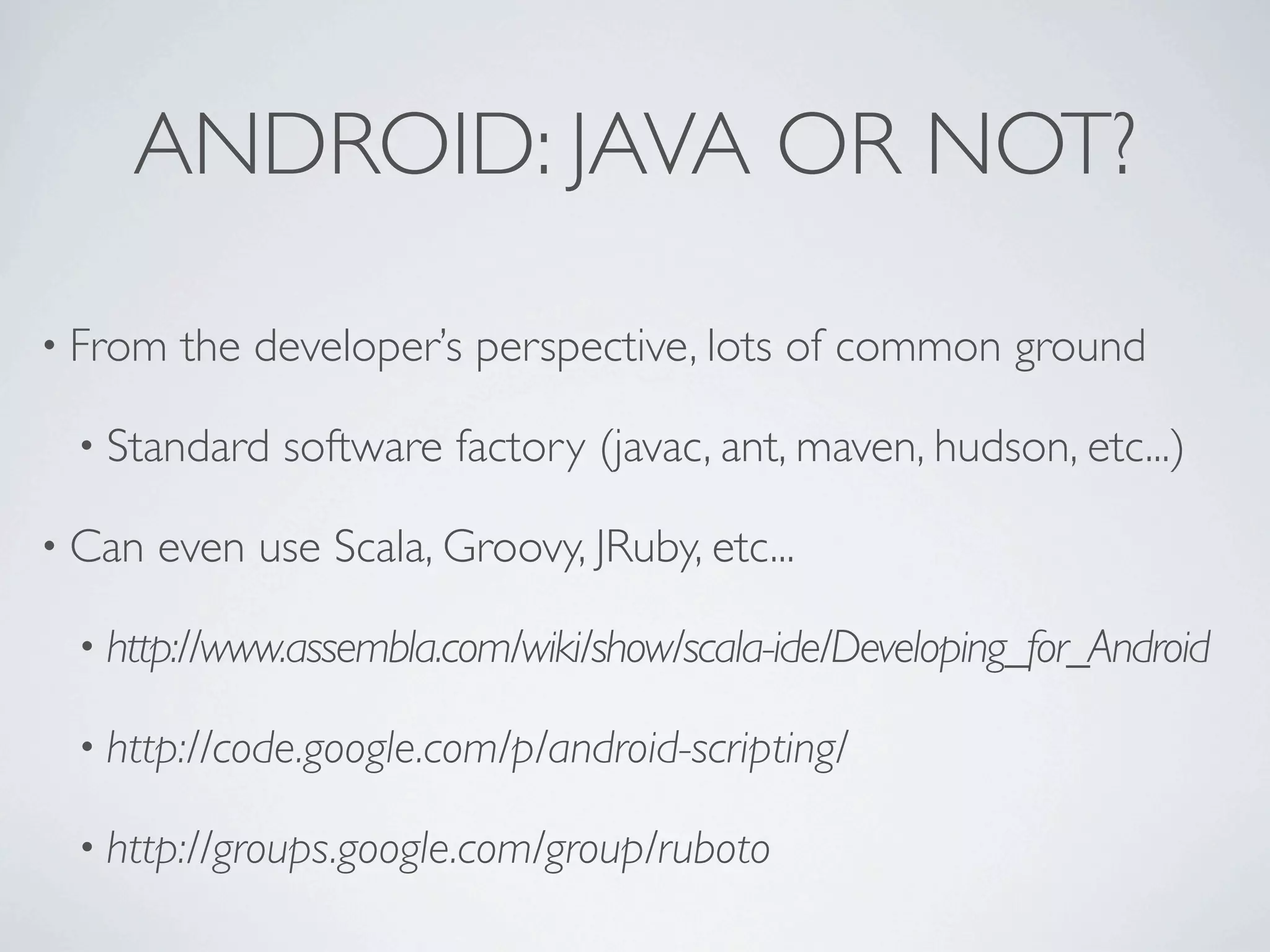 Android java fx-jme@jug-lugano | PPT