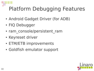 LCA13: Android Kernel Upstreaming: Overview & Status | PDF