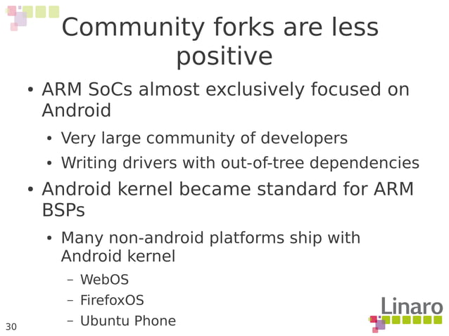 LCA13: Android Kernel Upstreaming: Overview & Status | PDF
