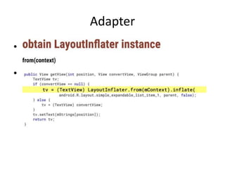 Android layout inflate | PPT