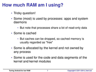 Tuning Android for low RAM | PDF