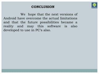 Android and android versions | PPT