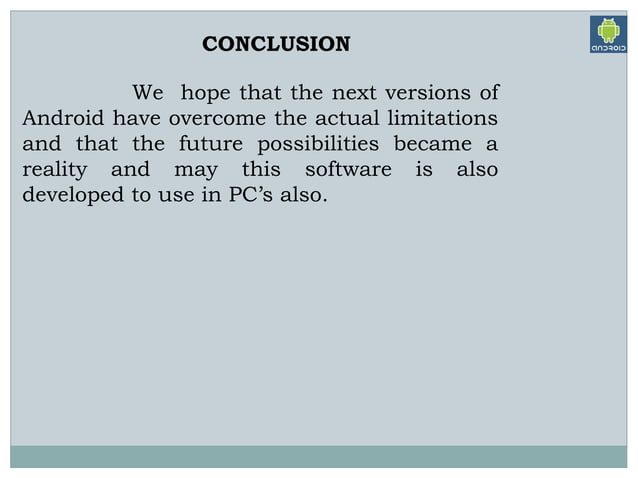 Android and android versions | PPT